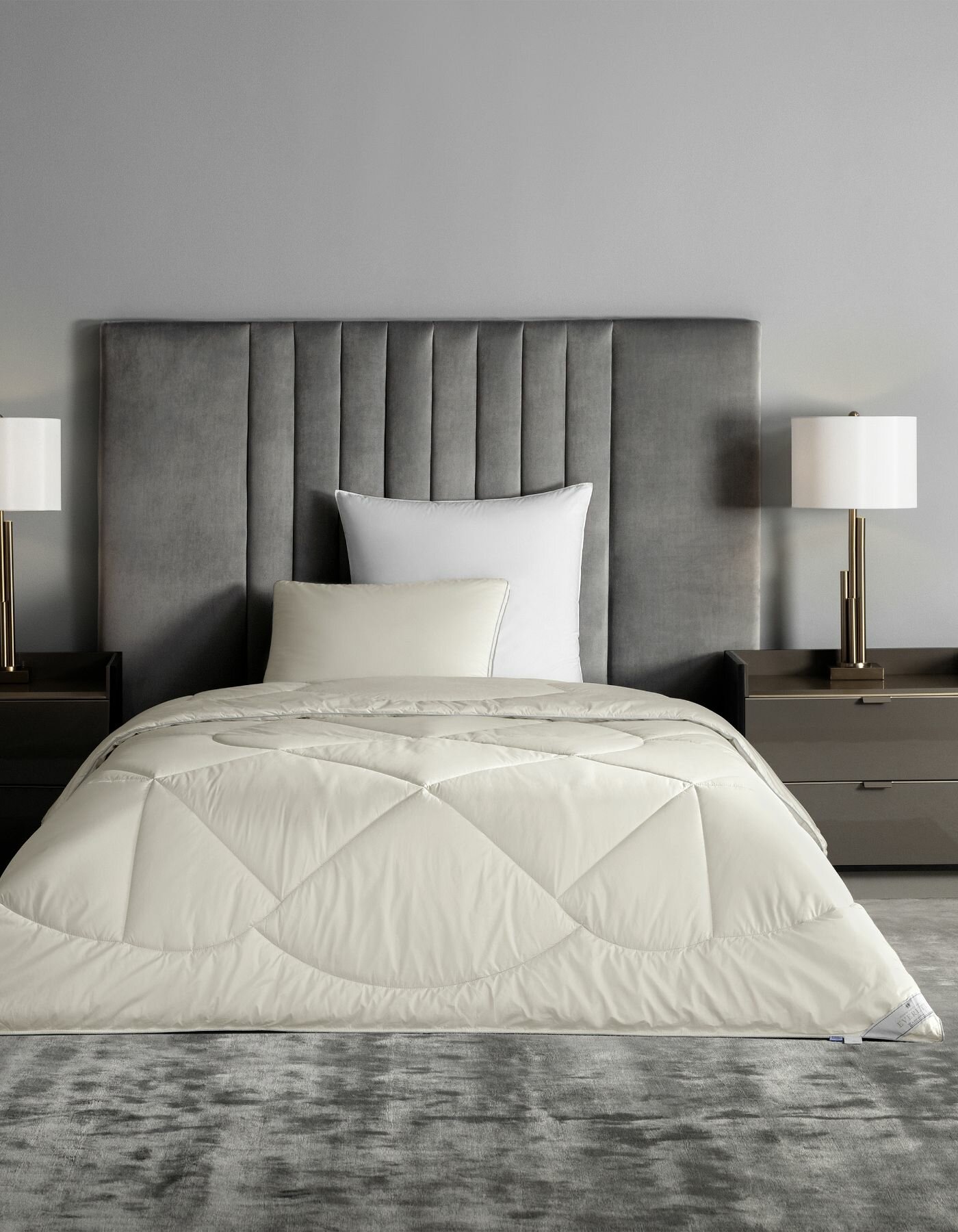 Togas Одеяло 200x210 евро, зимнее "Эверетт" теплое 450 г/м2, шерсть альпаки