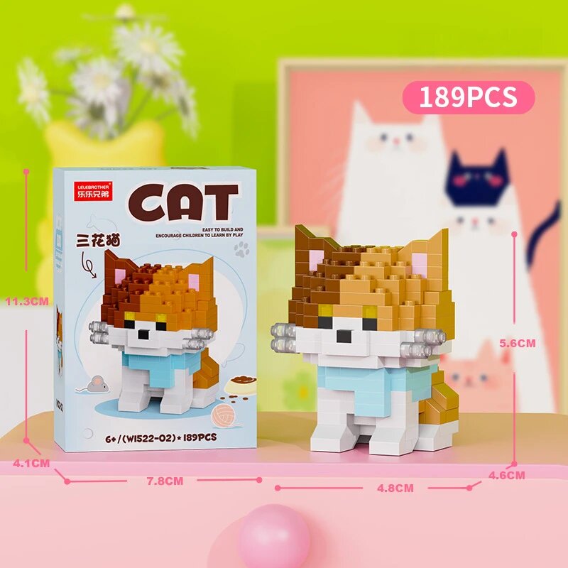 Конструктор милые животные микроблоки No box, W1522-02