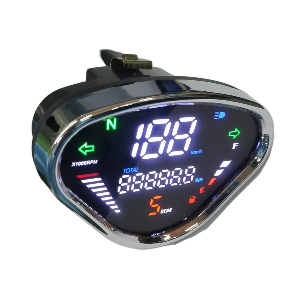 Тахометр мотоцикла для одометра для DAX 70 CT50 CT70 Цифровой спидометр JiAling70 с подсчетом с подсветкой