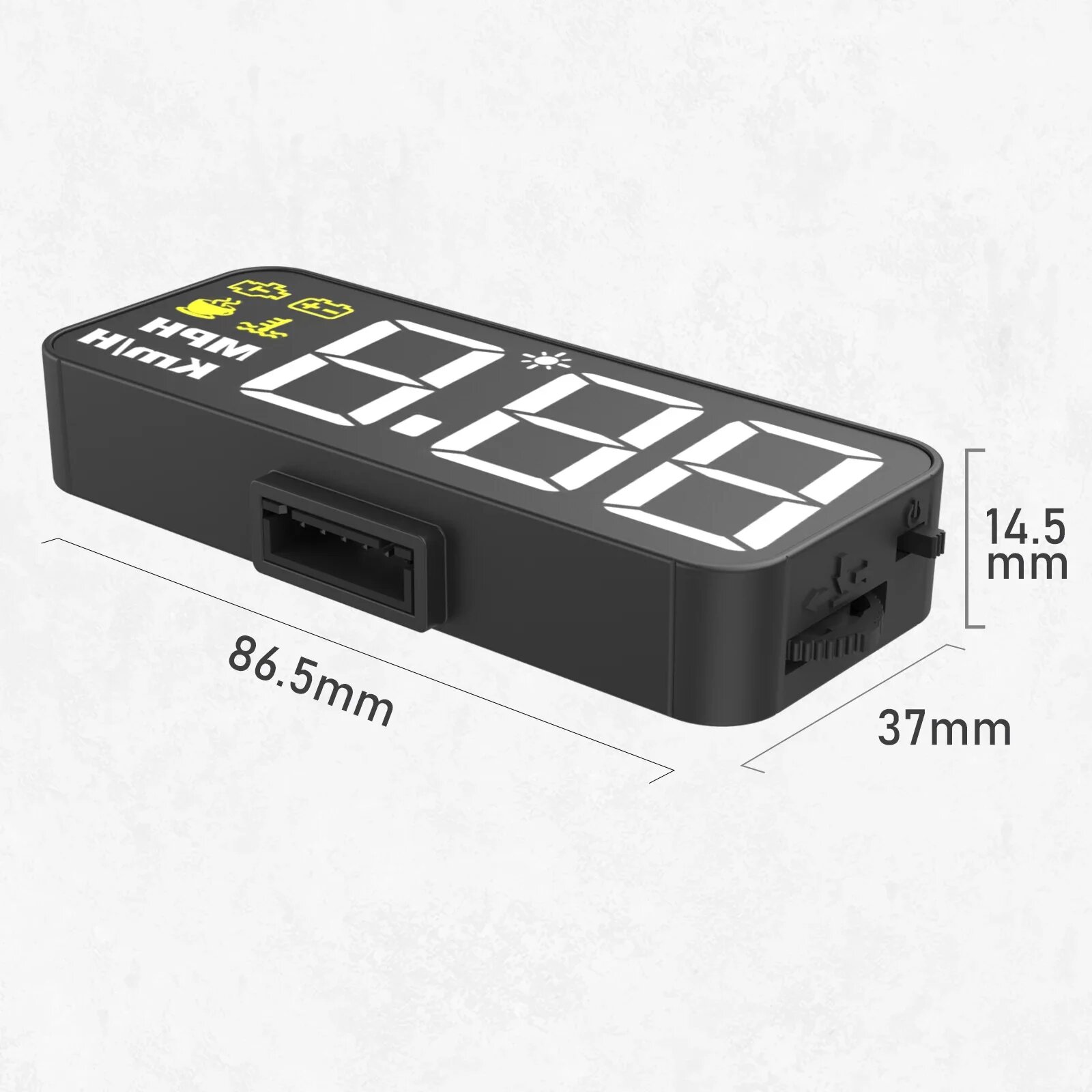 Автомобильный HUD проекционный дисплей, лобовое стекло, проектор, OBD, высокая разрешение, скорость, напряжение, температура воды, H90S, автомобильные аксессуары, H90S