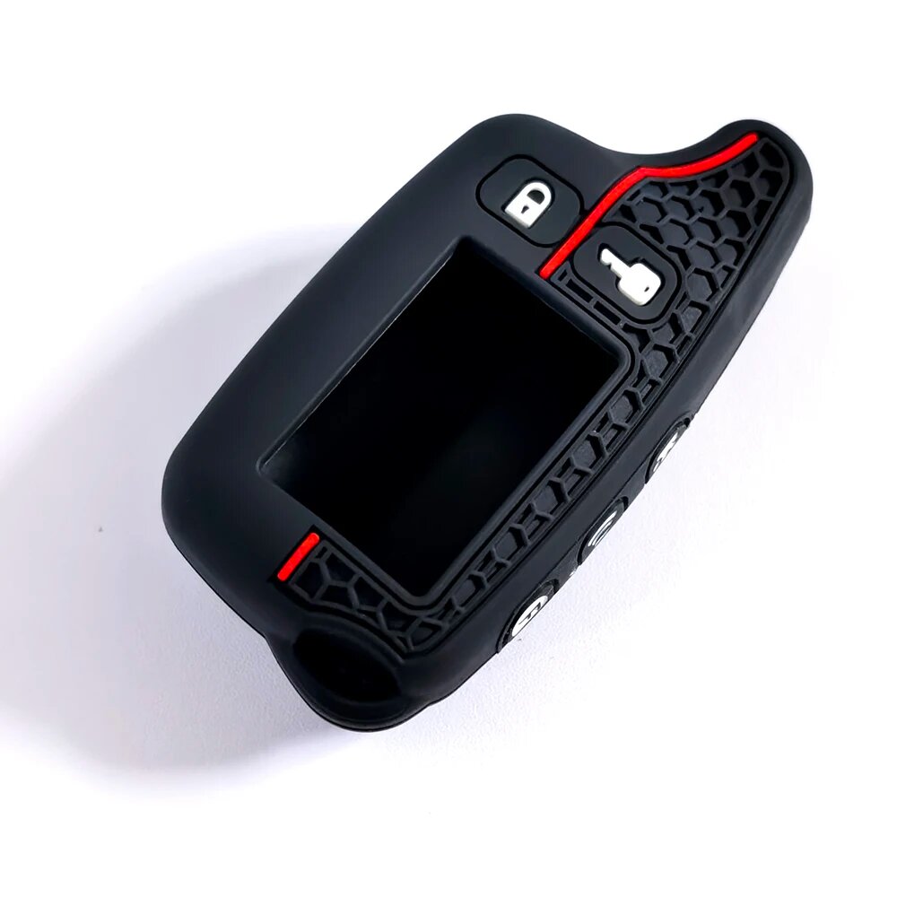2025 Высококачественный стиль TW9010 Силиконовый чехол-брелок для русской 2-сторонней системы сигнализации Брелок для сигнализации Tomahawk TW9010 9010 Red line