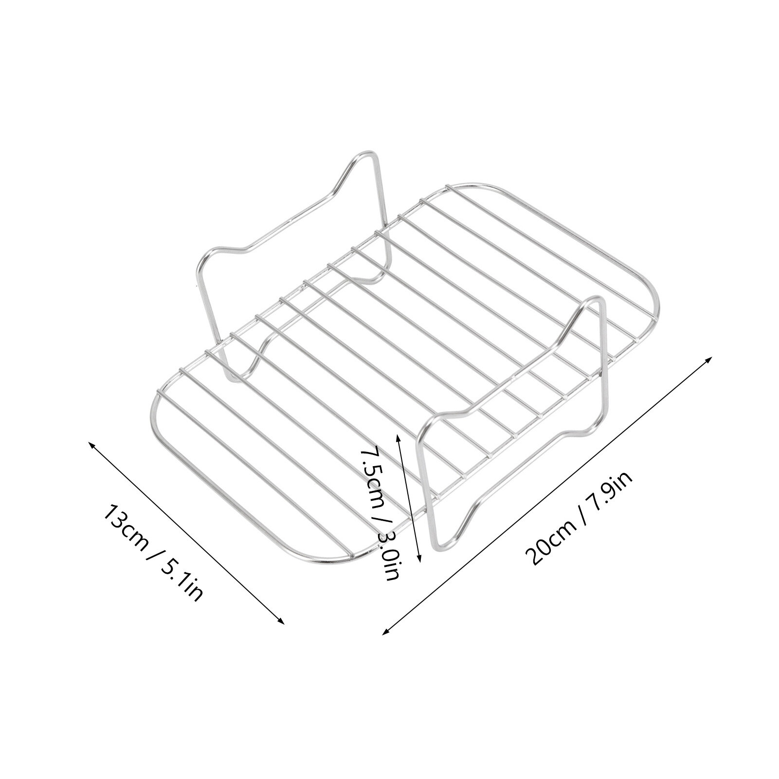 Стойка для фритюрницы из нержавеющей стали, аксессуары для фритюрницы, универсальный держатель для гриля, инструменты для барбекю на открытом воздухе
