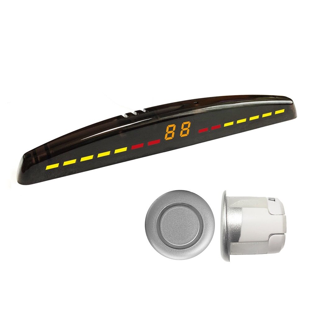 Автомобильный парковочный радар PARKMASTER 49U-4-A серебро