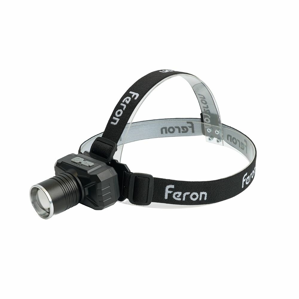 Фонарь Feron TH2314 налобный W75xL75xH75 мм 2500MAH LED CREE цвет черный, арт. 51621