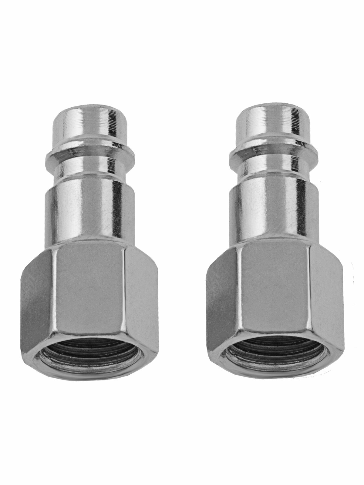 Ниппель универсальный быстросъемный Stels ("папа") внутренняя резьба 1/4", 2 шт 57054