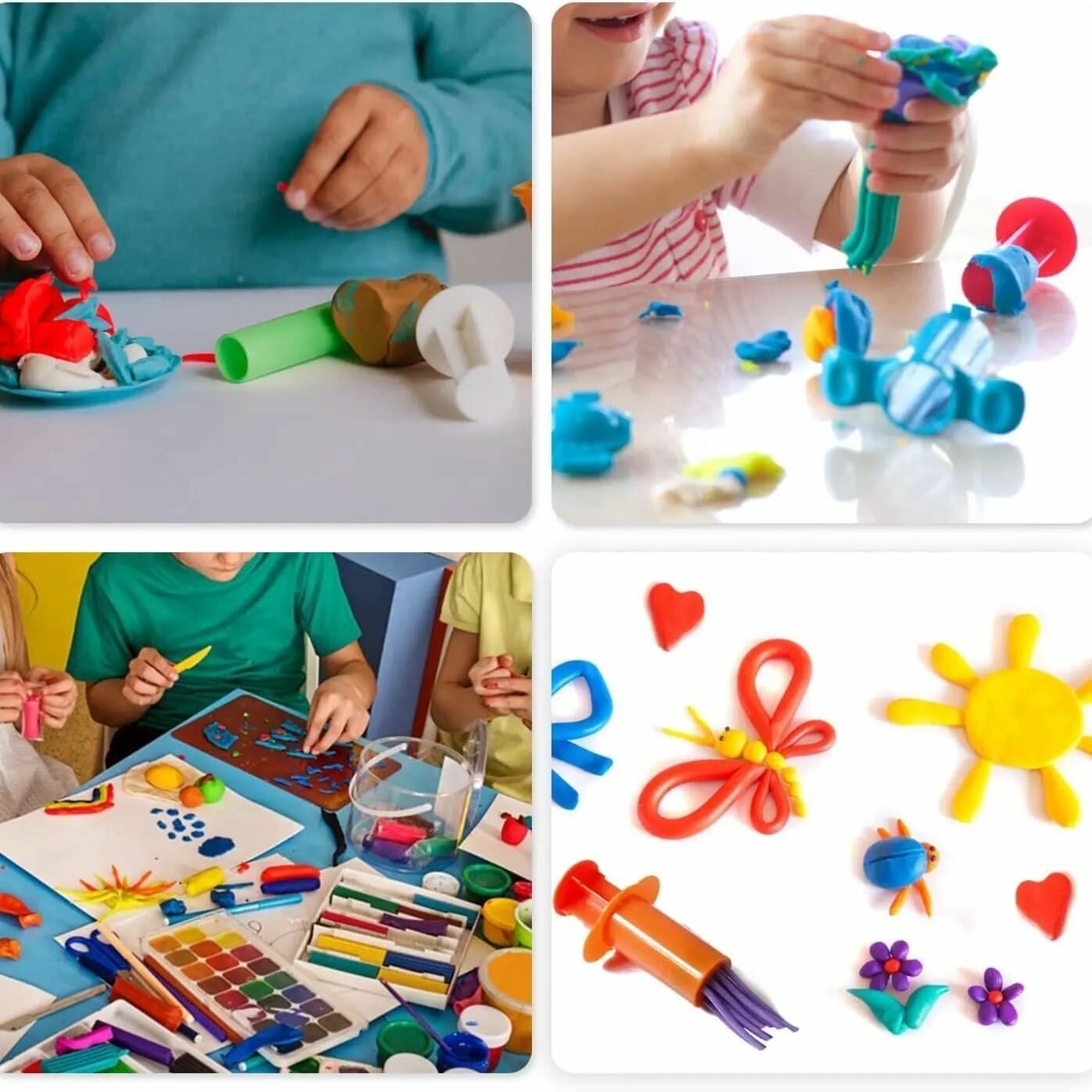 Набор шприцов-экструдеров для лепки из теста и пластилина