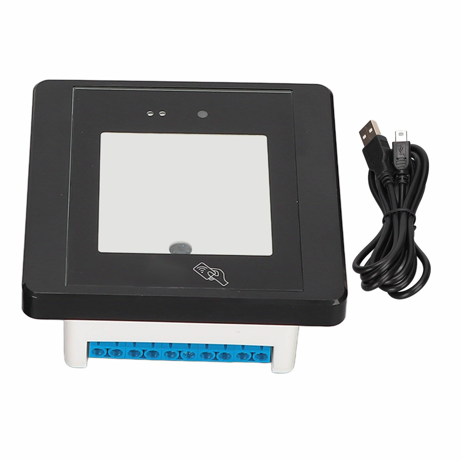 Сканер штрих-кода Многоцелевой настольный 1D 2D QR Сканер карт контроля доступа к штрих-коду IC ID ReaderR35D Черный