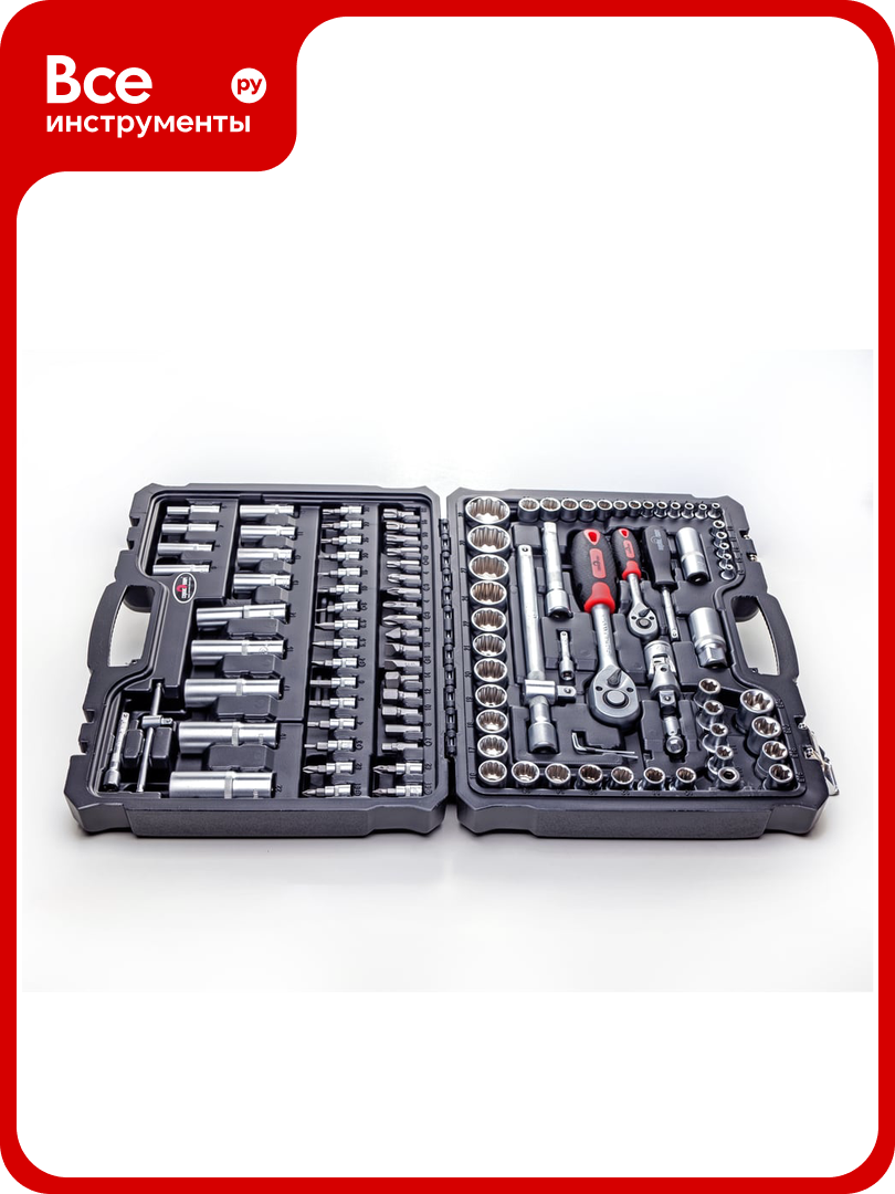 Набор инструмента сервис ключ 108 предметов, 12 граней 12108