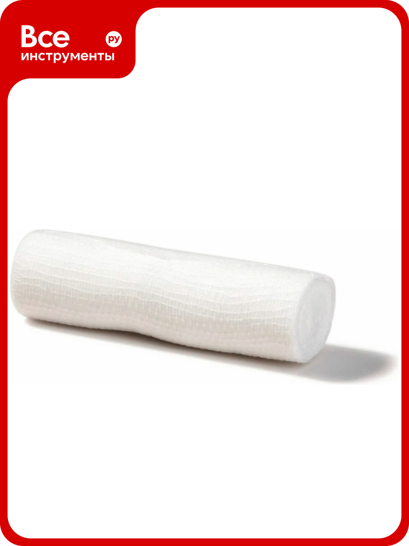 Фиксирующий эластичный бинт офисмаг 8 см х 4 м, индивидуальная упаковка, NF, ш/к 30463 631576