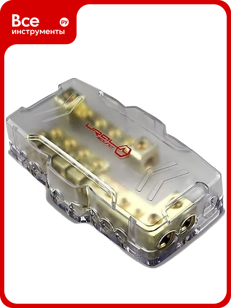 Распределитель питания Ural sound PB-DB URAL BIG SPL DISTRIBUTOR, Выполнены из позолоченного цинкового сплава