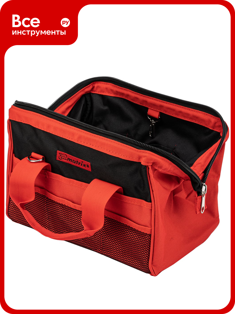 Сумка для инструмента MATRIX 18 карманов, 320х215х250 мм 90259, с расширяющей накладкой для удобства