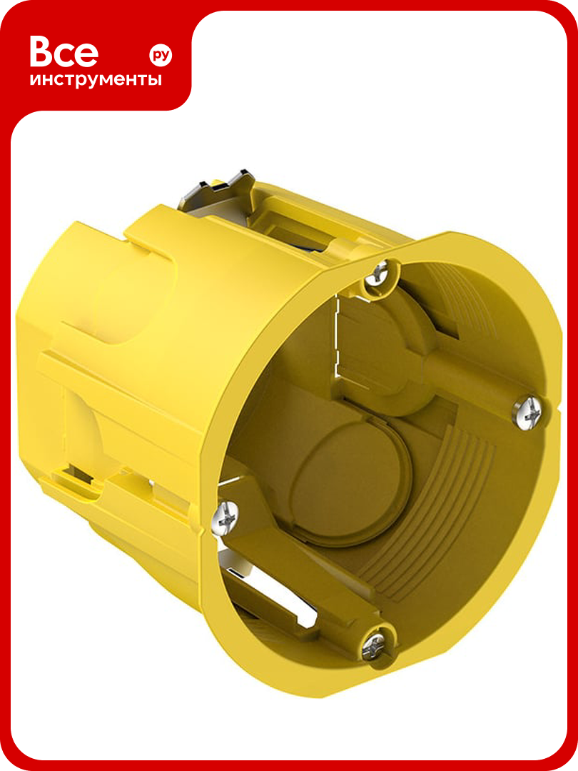 Коробка установочная для полых стен Systeme Electric MultiBox 68(65) х 60 мм желтая