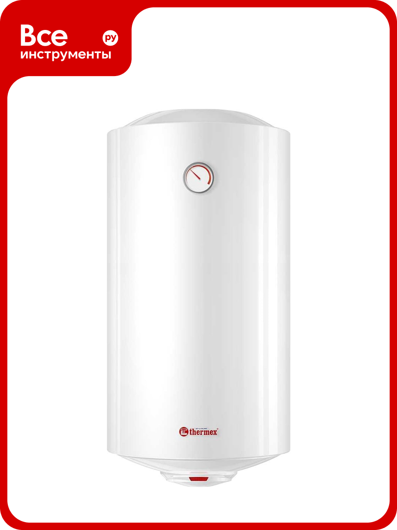 Аккумуляционный электрический водонагреватель Термекс бытовой THERMEX Circle 50 V Slim ЭдЭБ03285, из нержавеющей стали