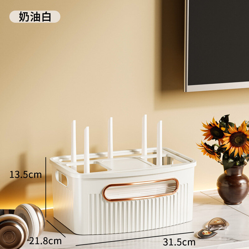 Коробка для хранения роутера, полка для телевизионной приставки, стеллаж для хранения, настольная коробка для хранения Wi-Fi ТВ-модема.