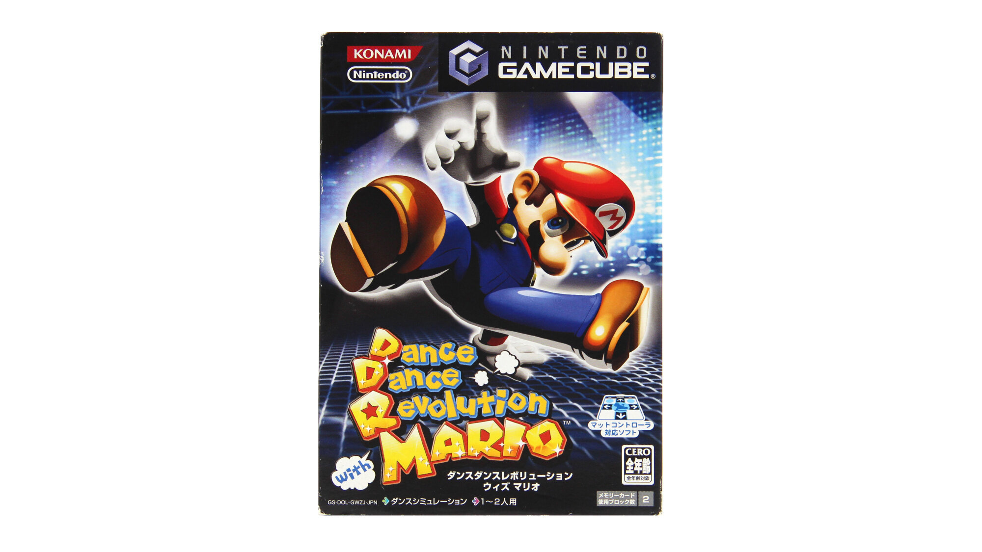 Dance Dance Revolution with Mario (Nintendo Game Cube, NTSC-J)