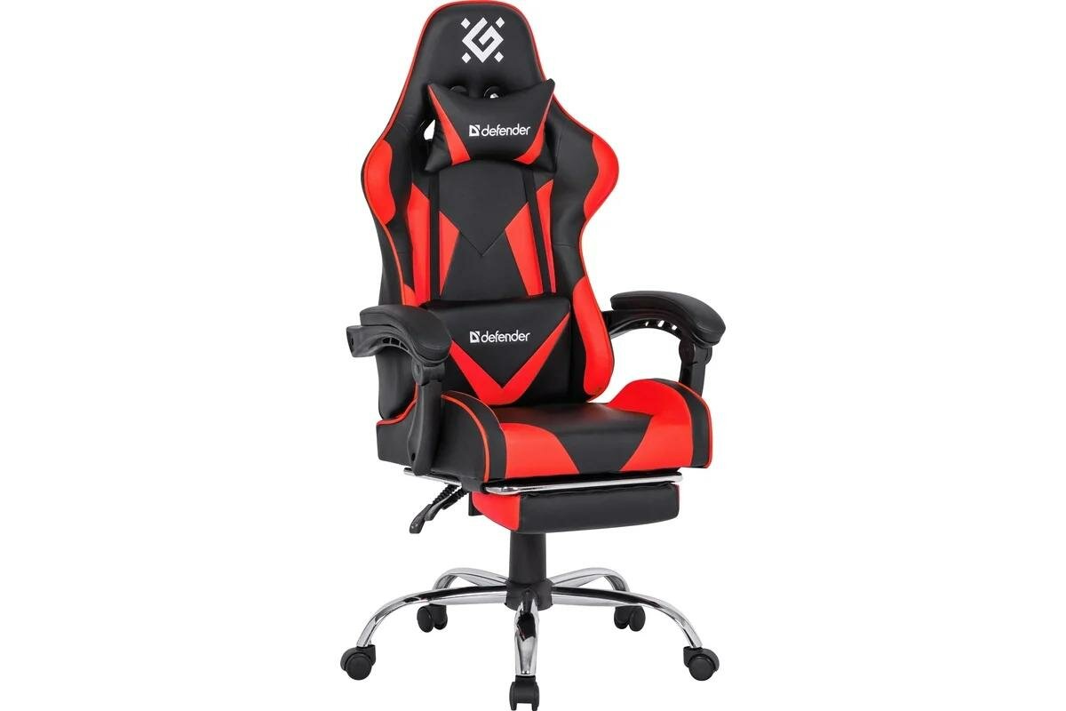Игровое кресло PILOT BLACK/RED 64354 DEFENDER