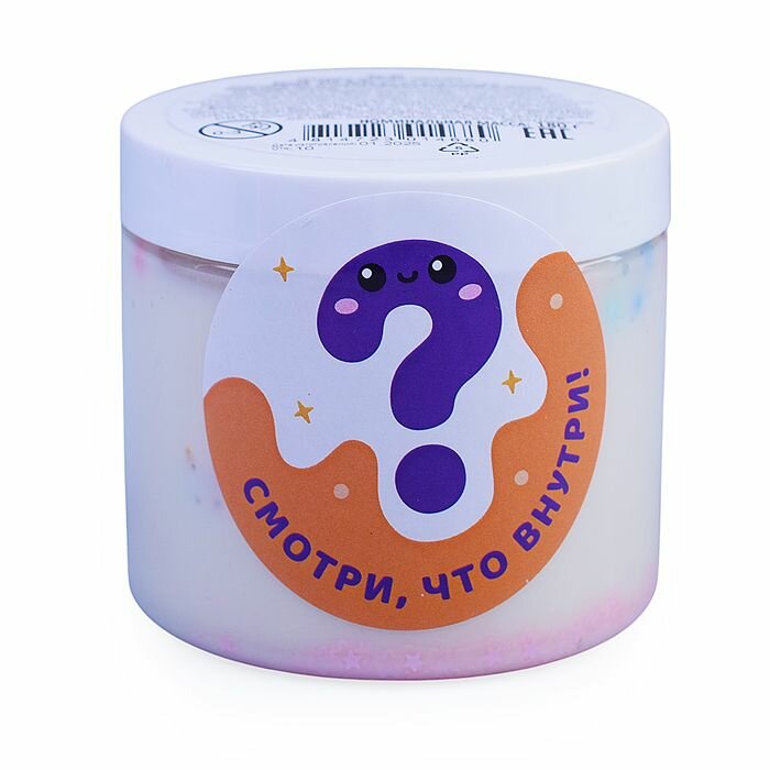 Слайм Genio Kids Мялка-жмялка , белая, состав вода, полимеры, консервант, пищевой краситель