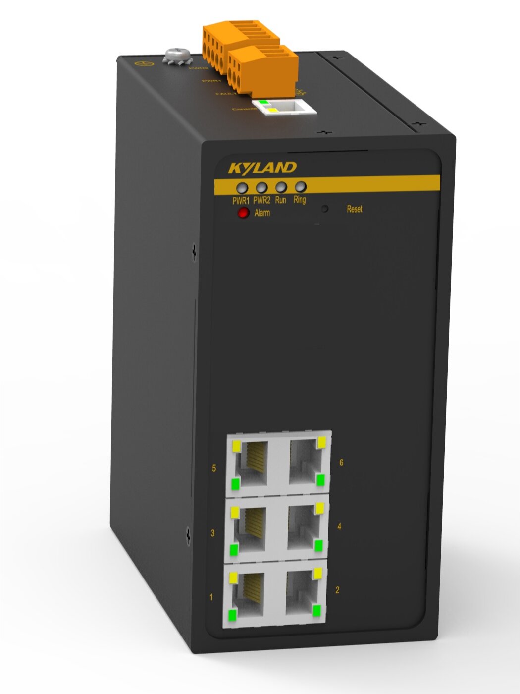 Управляемый коммутатор Kyland SICOM3000A-6T-L5-L5 6-портовый на DIN-рейку