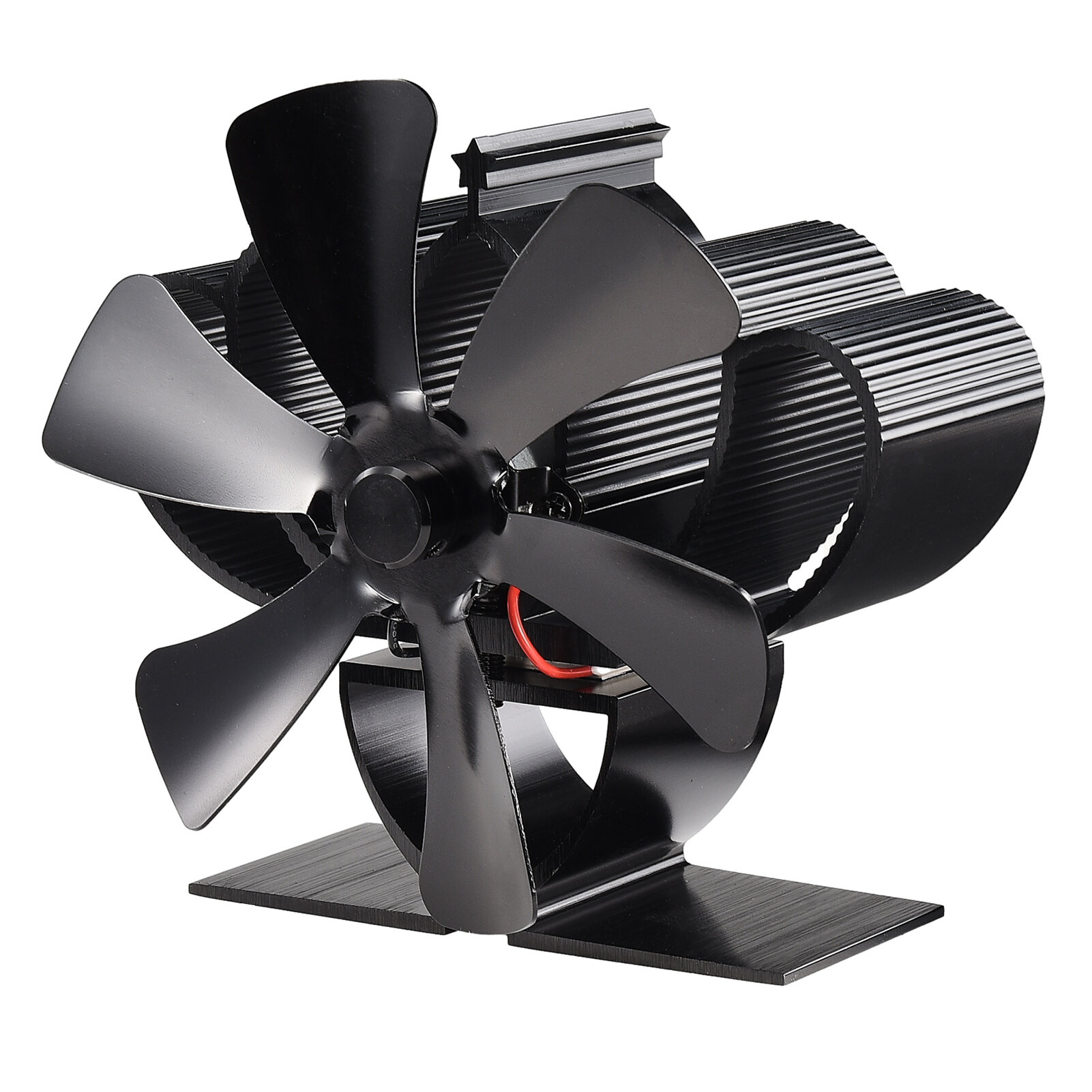 6-лопастной отопительный вентилятор, мини-вентилятор для камина