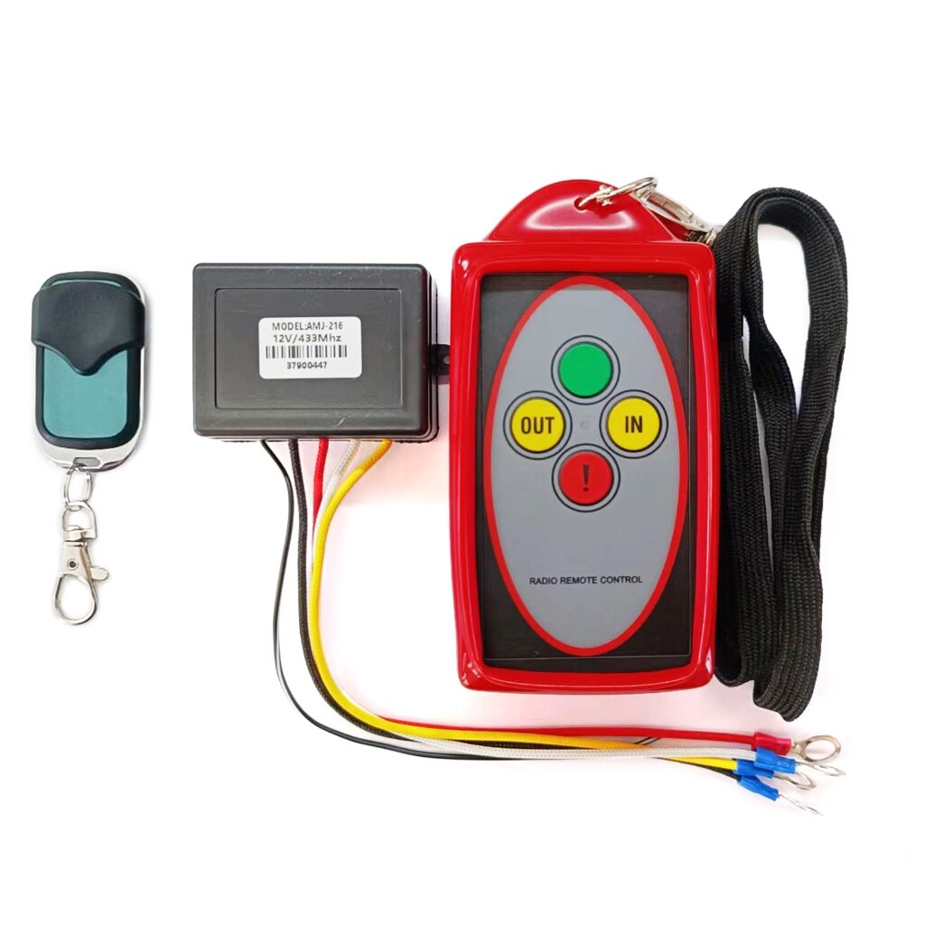 Универсальная Мини-Автомобильная Беспроводная Лебедка 12V с Электрическим Пультом Дистанционного Управления с Ручными Подобранными Комплектами Передатчиков для Грузовика с Прицепом