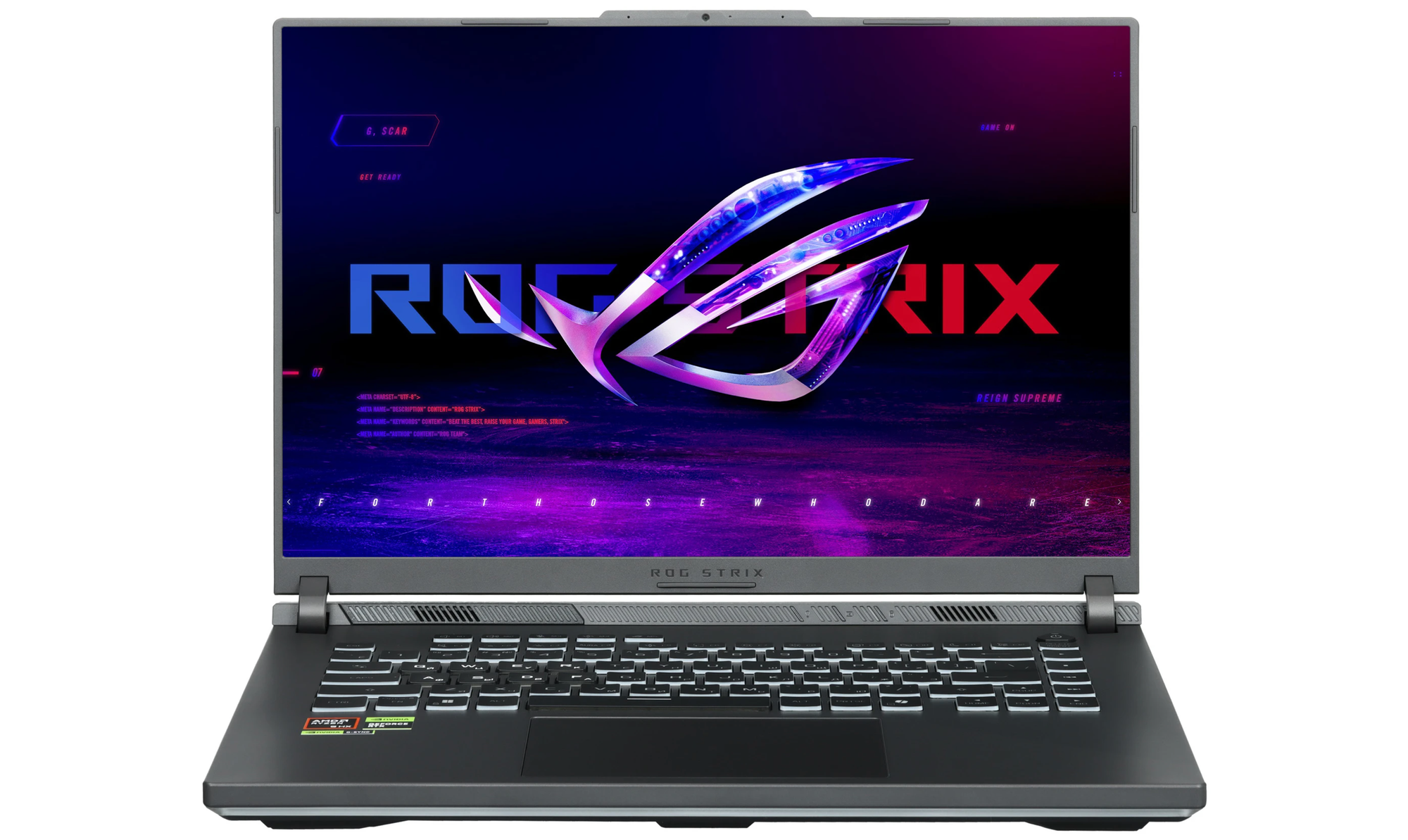 16" Ноутбук ASUS ROG Strix G16 G614PR-RV027, 1920x1200, IPS, Ryzen 9 8940HX, 16ГБ, 1TБ, RTX5070Ti 12ГБ, без ОС, серый