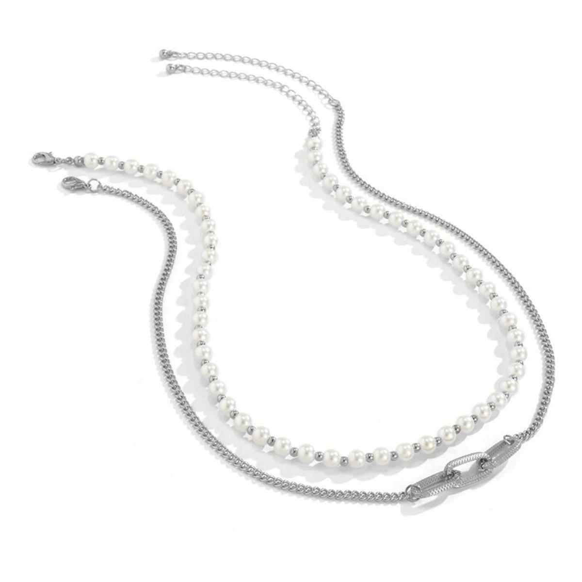 Шт. ожерелье с подвеской ручной работы, многослойное ожерелье-чокер для мальчиков, двухслойное ожерелье для девочек-подр