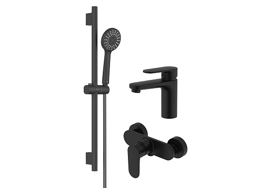 Комплект AQUATEK Ника AQ1831MB (AQ1810MB+AQ1860MB+AQ2017MB) черный матовый