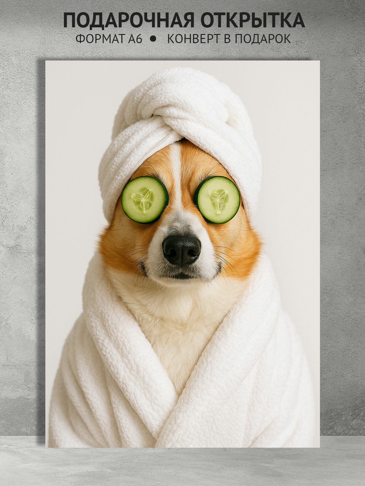 Подарочная открытка с иллюстрацией, открытка с уникальным принтом, день рождения, юбилей, без повода, пригласительный на СПА