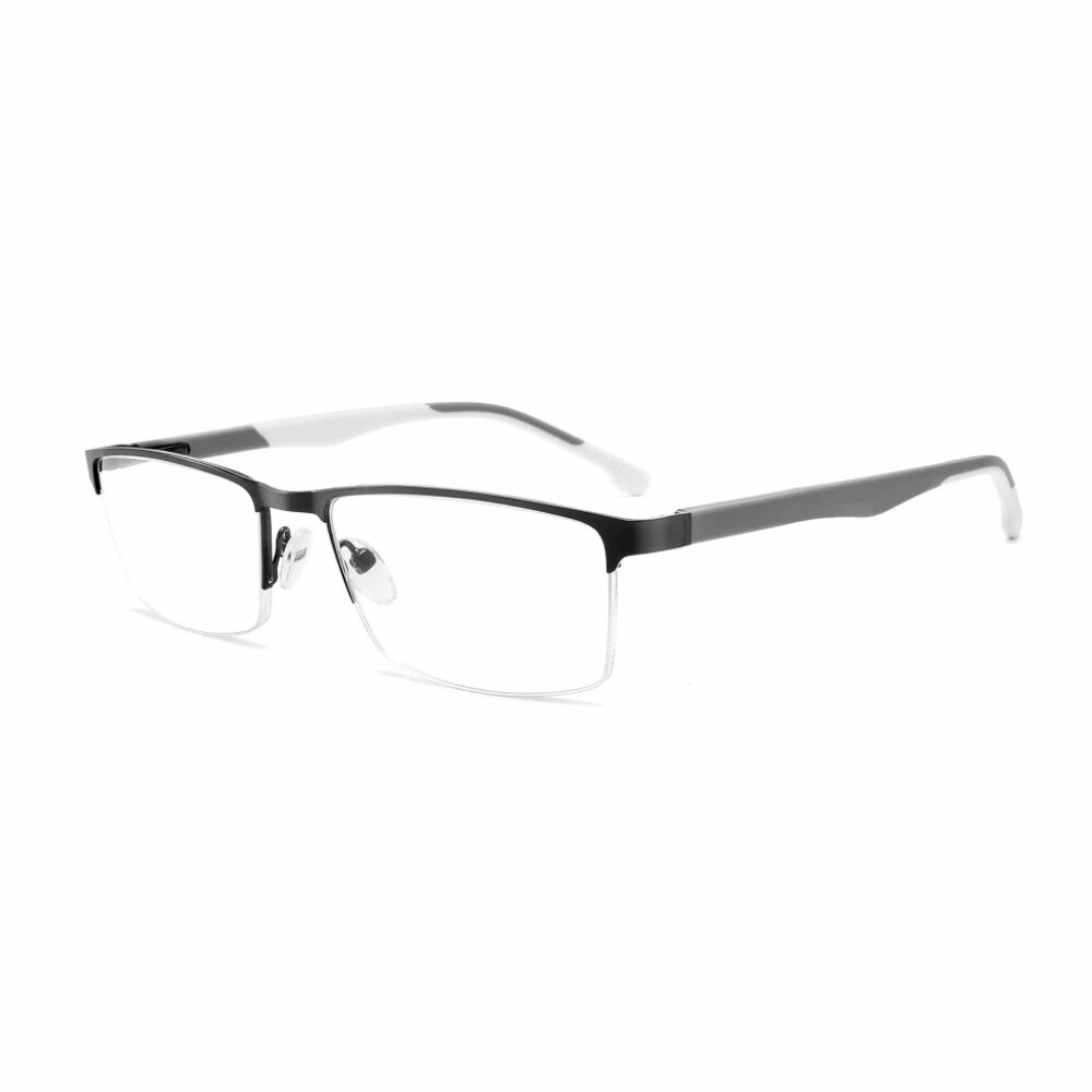 Очки для чтения +75, оправа C6 Black Gray White