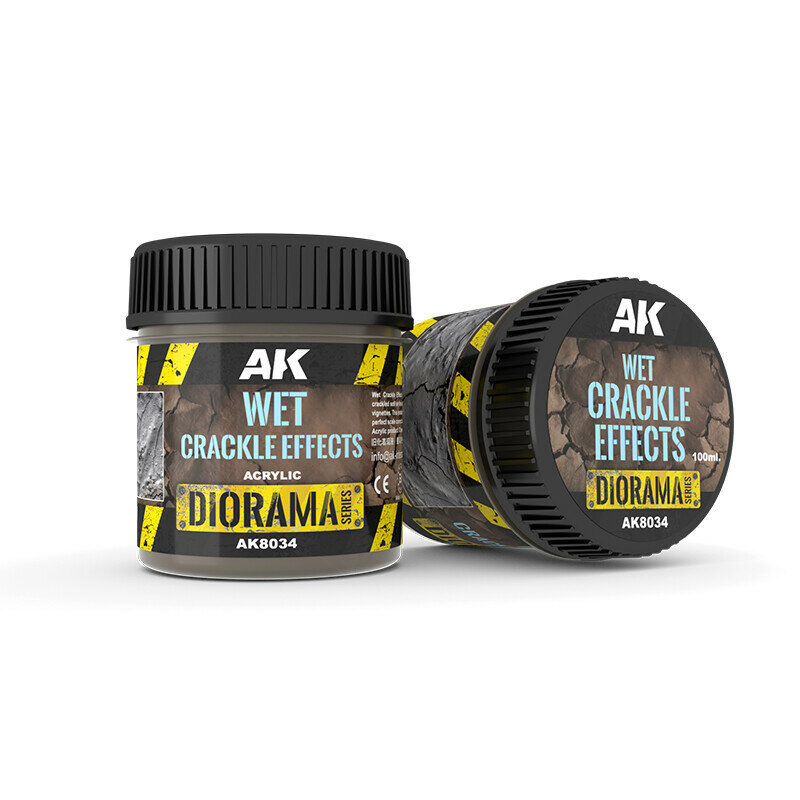 Аксессуар для Warhammer AK Interactive Текстурная паста AK: Wet Crackle Effects AK8034 100 ml