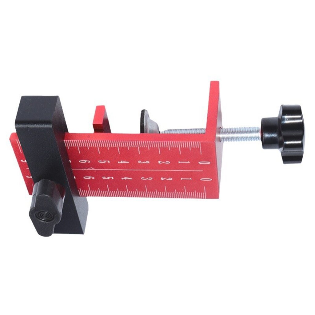 Регулируемый ограничитель двери шкафа, инструмент для выравнивания двери с маркировкой и нескользящей ручкой для конструкции из алюминиевых сплавов