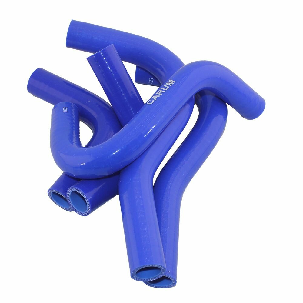 CARUM Патрубки отопителя ГАЗ 3302 Газель Бизнес дв. УМЗ-42164 ЕВРО-4 (Белава 124) (к-т 5 шт.) силикон арт. 3302-8120000-64С