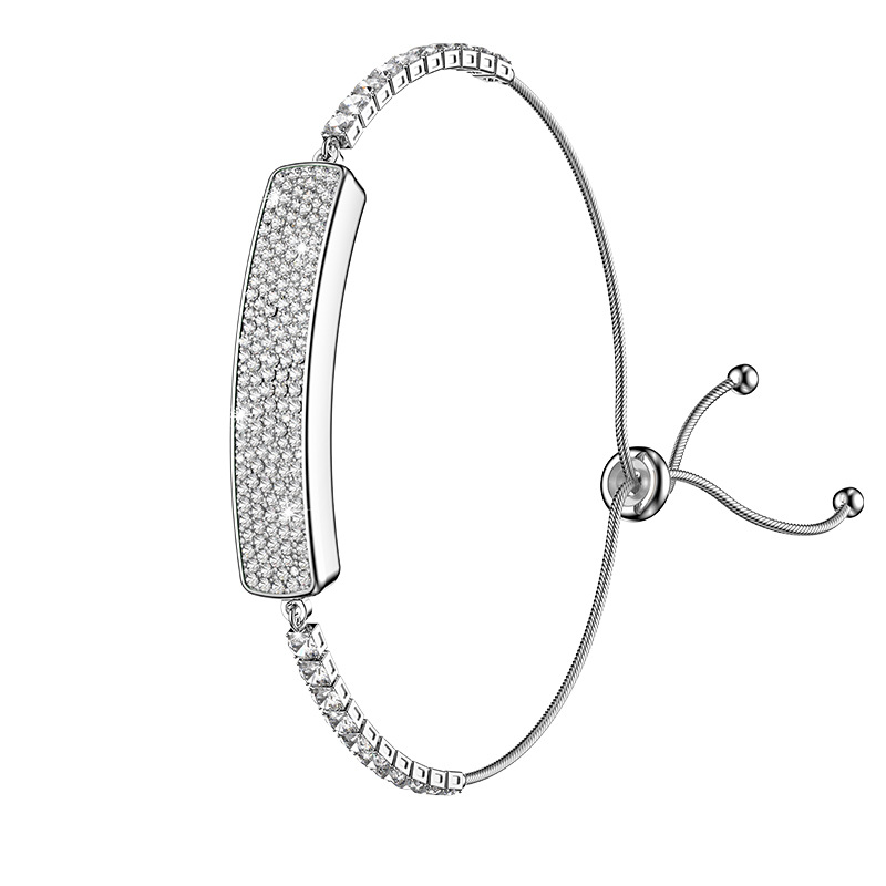 Умный браслет JITE, квадратной формы, женский, серебристый, Bluetooth 5.3