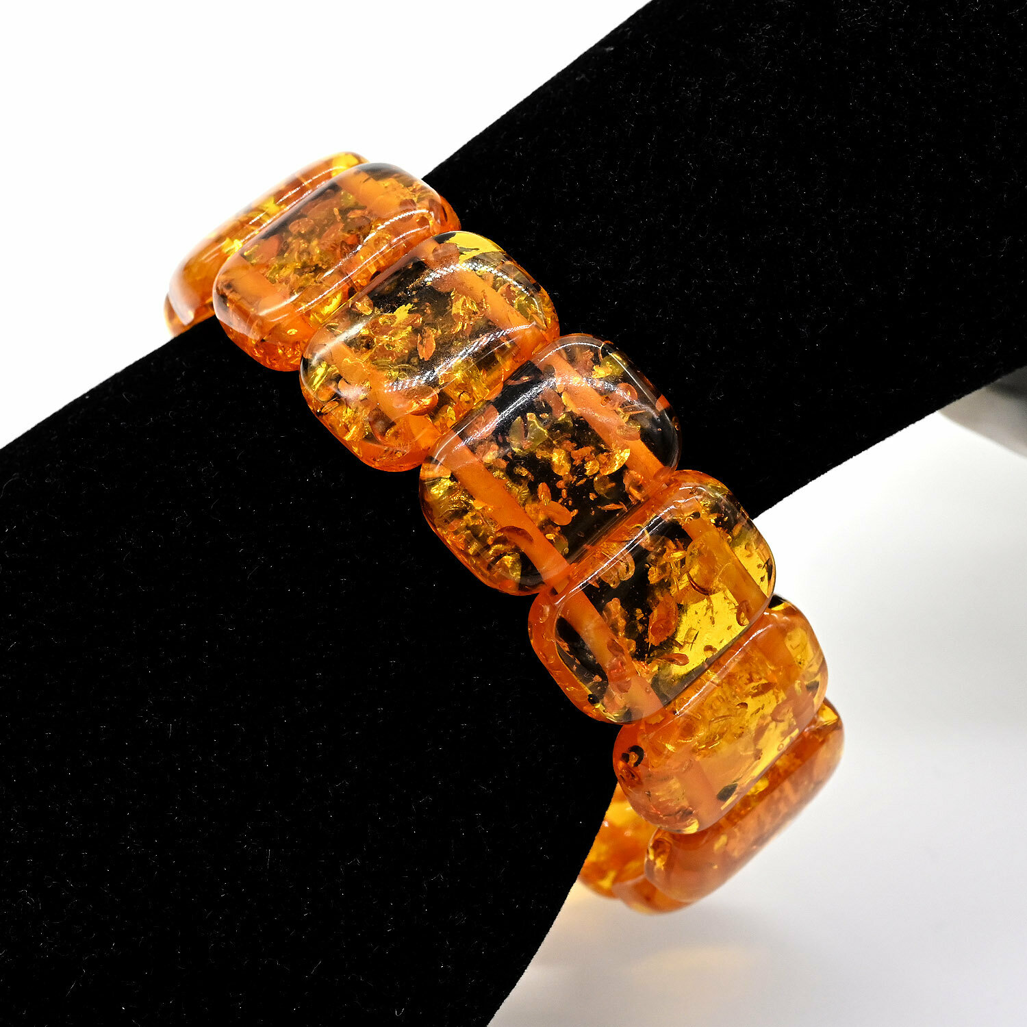 Браслет, янтарь