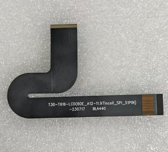 T30-T616-LCD (BOE_A12-11.97INCELL_SPI_51PIN)-23071 ЖК-дисплей, подключенный гибкий кабель FPC с ЖК-дисплеем и материнской платой