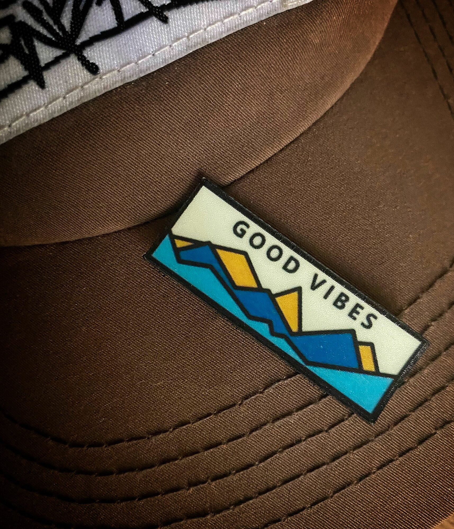 Патч светящийся Горы , шеврон на липучке