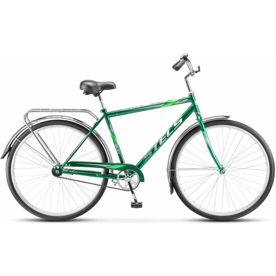 Stels Городской велосипед 28" Avangard 300 C Z010 Зеленый 2025 (без корзины) (М)
