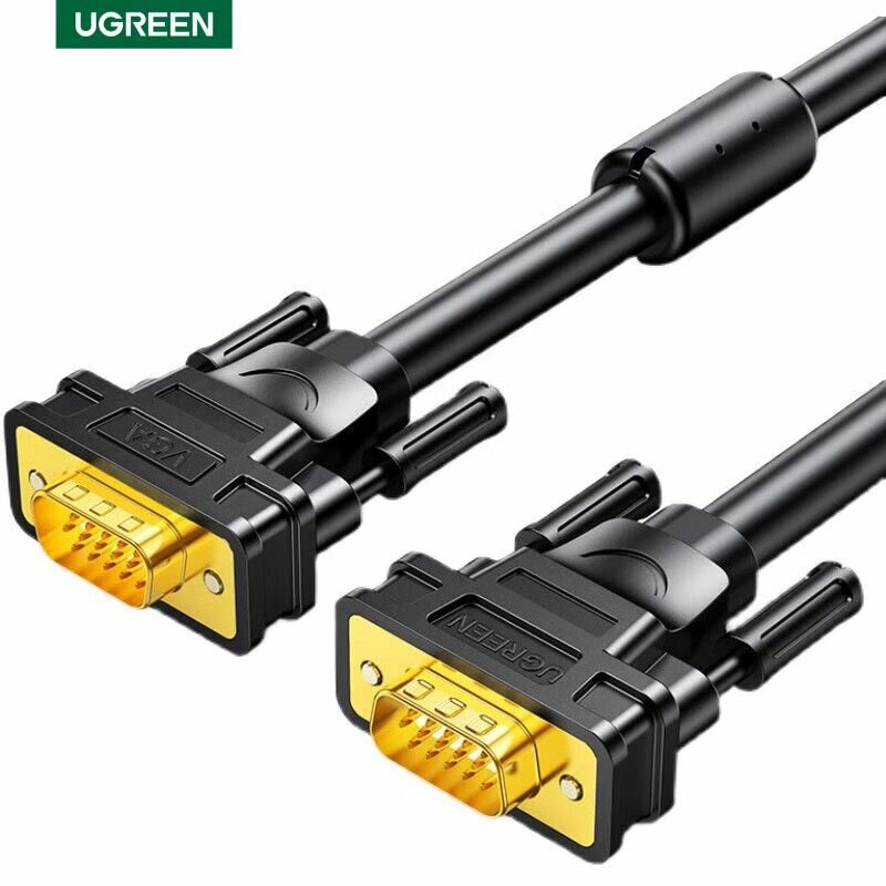 Видеокабель VGA (D-Sub)/VGA (D-Sub), 1.5 м, черный