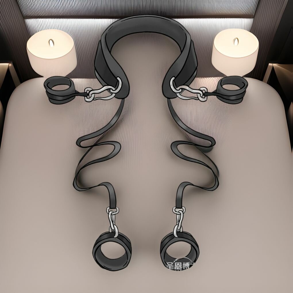 Бандаж для фиксации рук и ног бдсм бондаж для тела Черный, эластичный