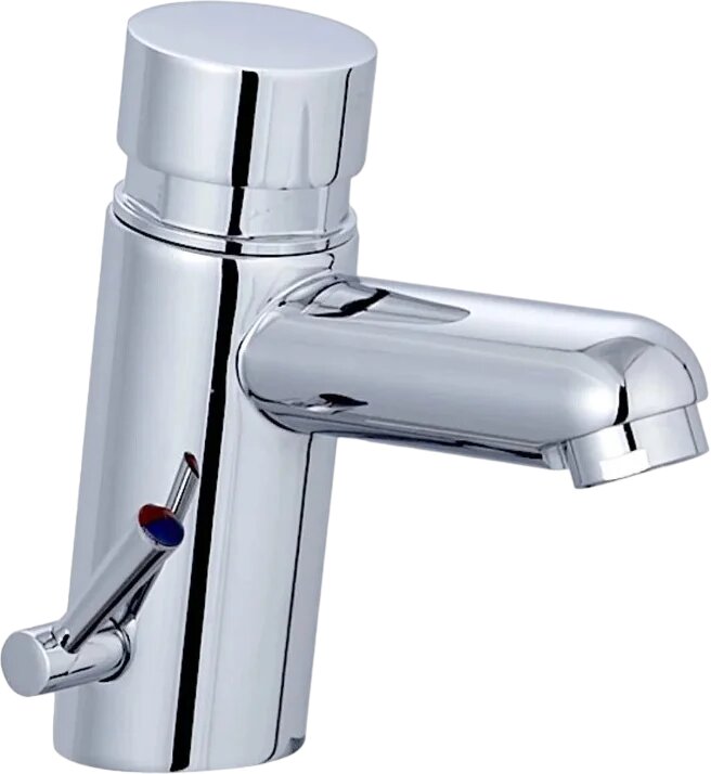 Смеситель для раковины Fashun A527 хром, глянцевый, кран для ванной в раковину, из латуни, нажимной