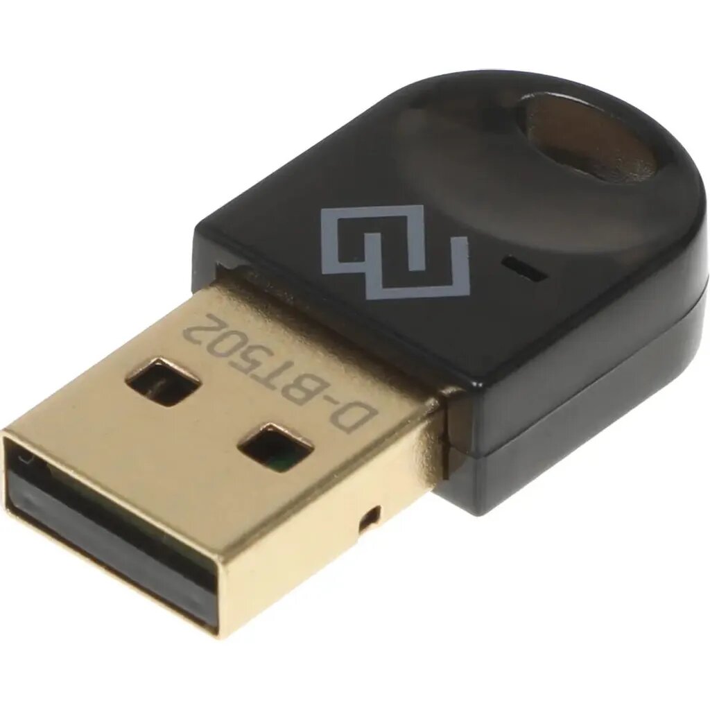 Bluetooth адаптер Digma D-BT502 BT 5.0+EDR class 1.5, USB, 20м, черный