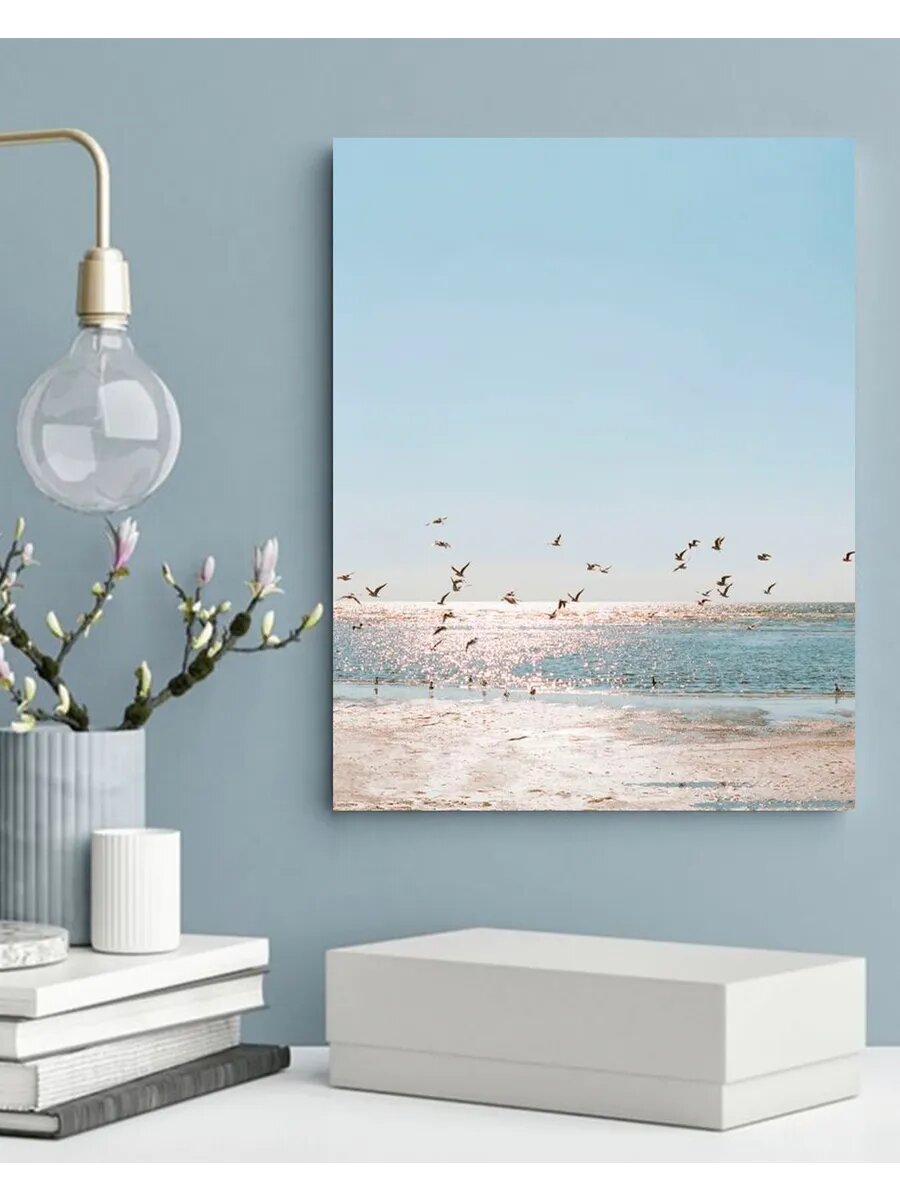 Картина на холсте Море закат