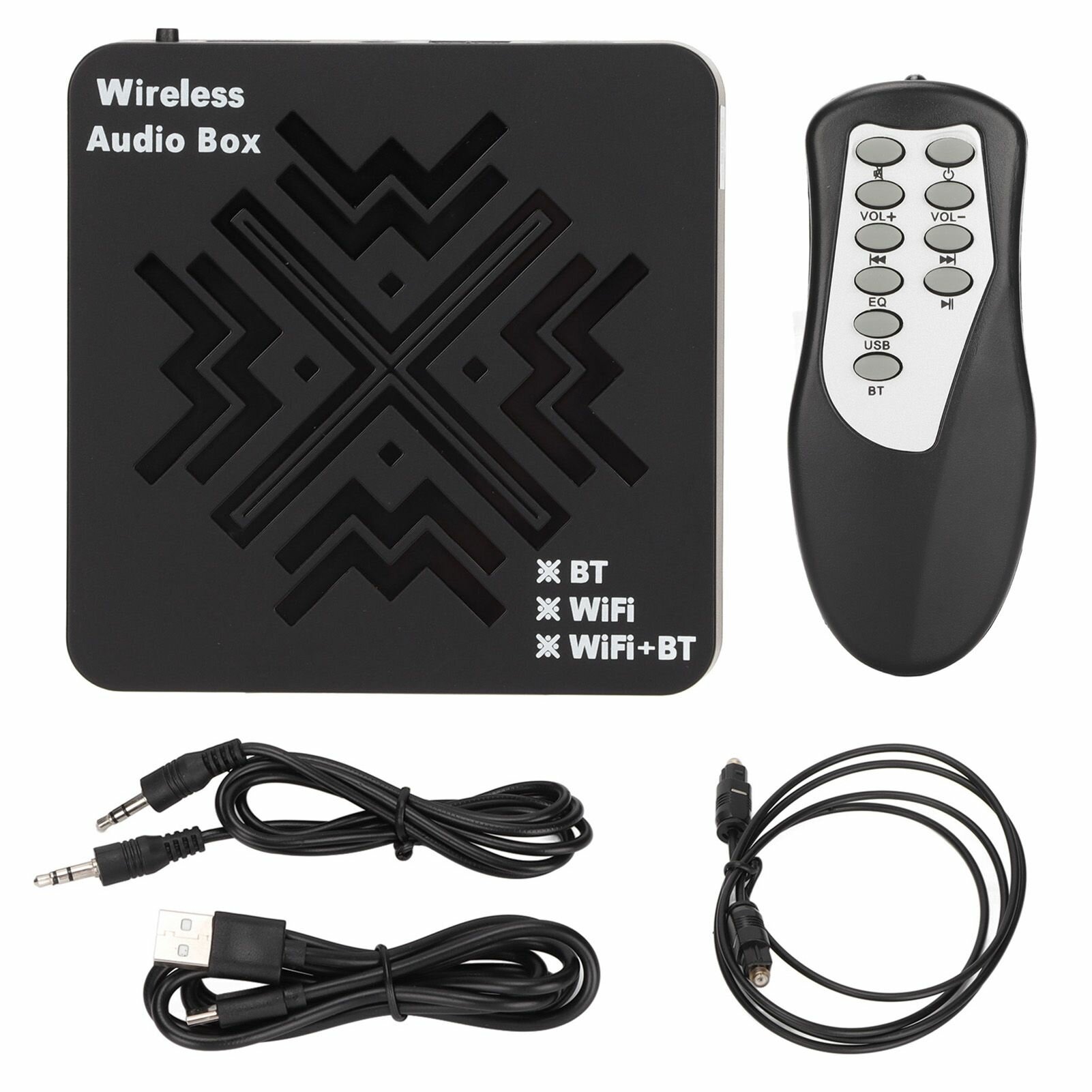 Музыкальный приемник HiFi WiFi Bluetooth 2-в-1, оптический цифровой