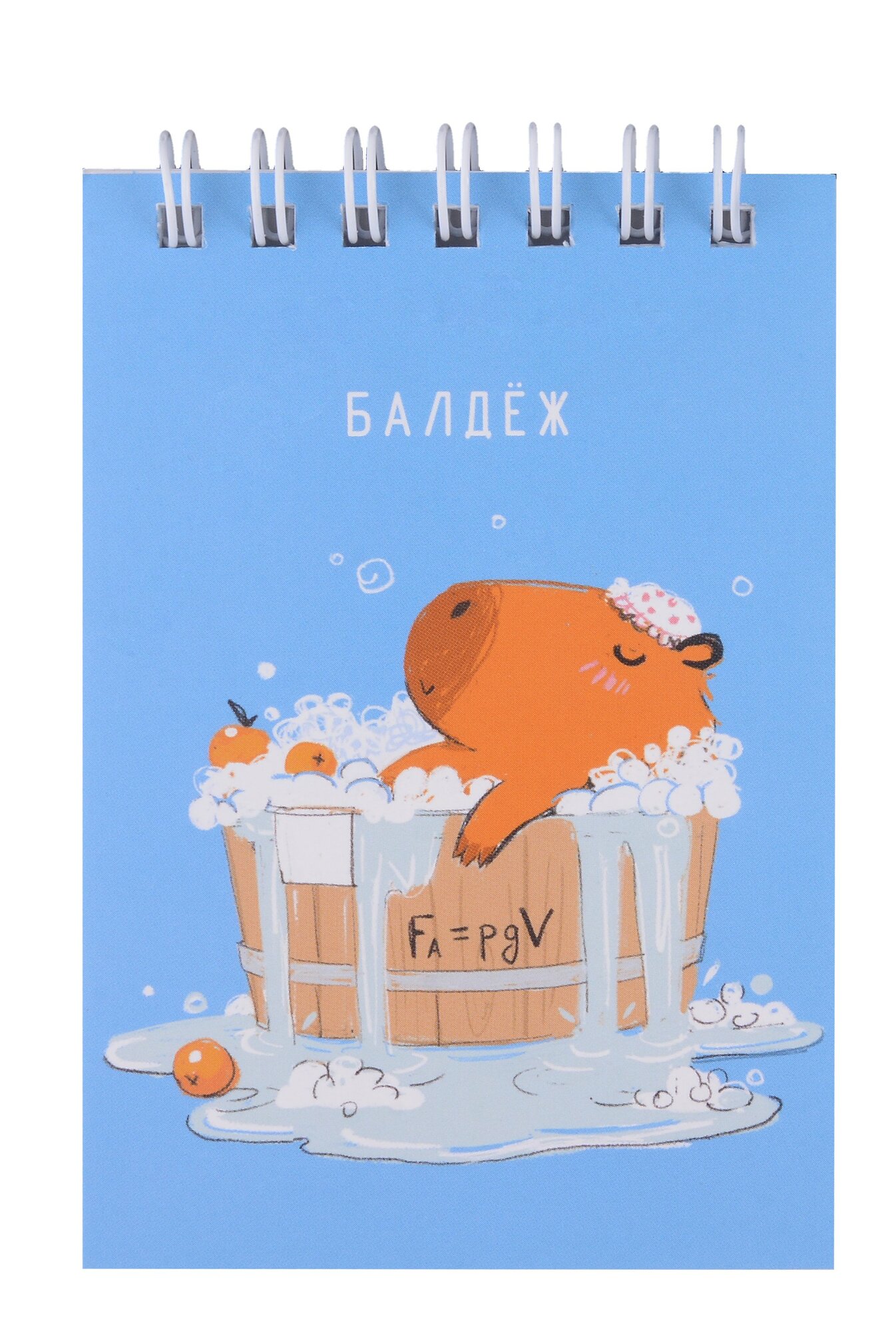 Блокнот в клетку "Капибар Капибаров (Эксклюзив)", А7, 40 листов