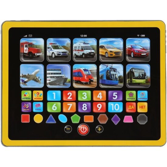 Сенсорный планшет Умка 70 стихов, загадок, песен, вопросов, игр, HX82015-R22