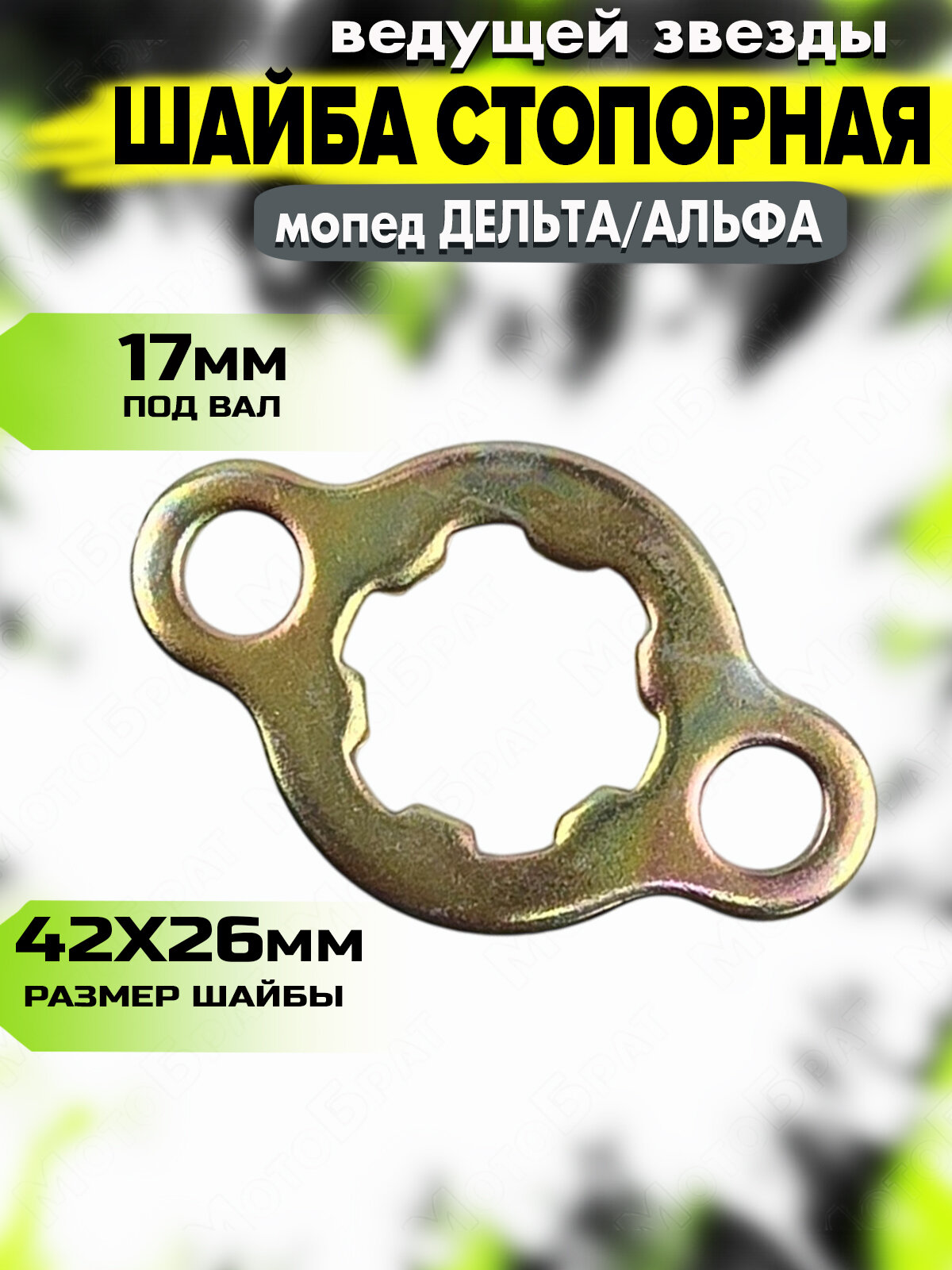 Шайба стопорная ведущей звезды Дельта, Альфа