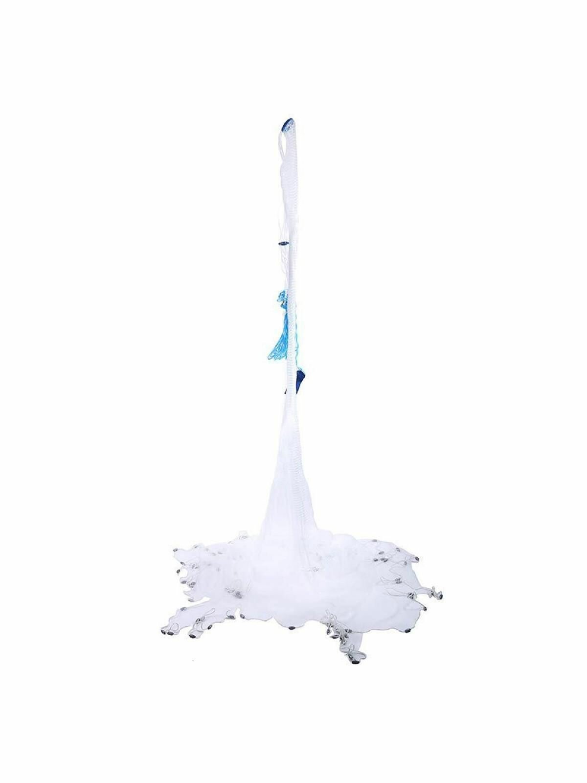 Аксессуары_оснасткадлярыбалки, Леска со стальным грузилом без кольца для ручного забрасывания -180