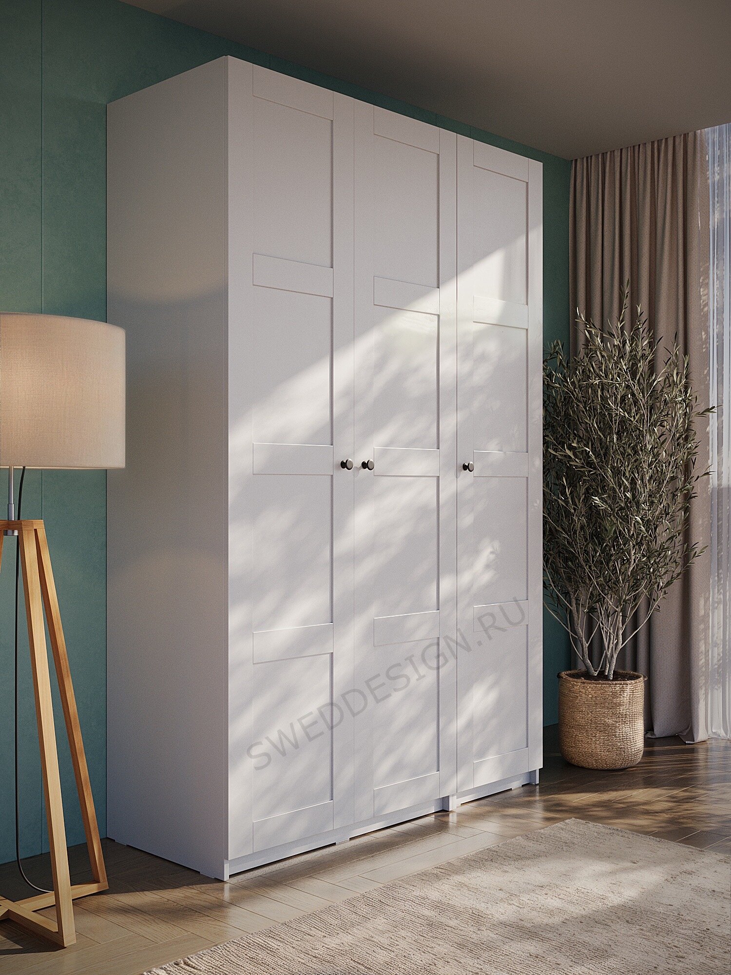 Шкаф икеа "пакс/макс", трёхстворчатый, белый, 150x61x233 см, с полками