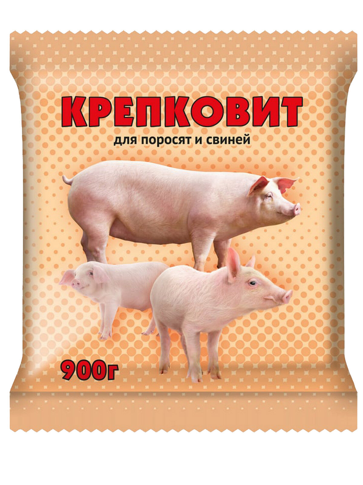 Крепковит, сухая кормовая добавка для поросят и свиней, 900 г