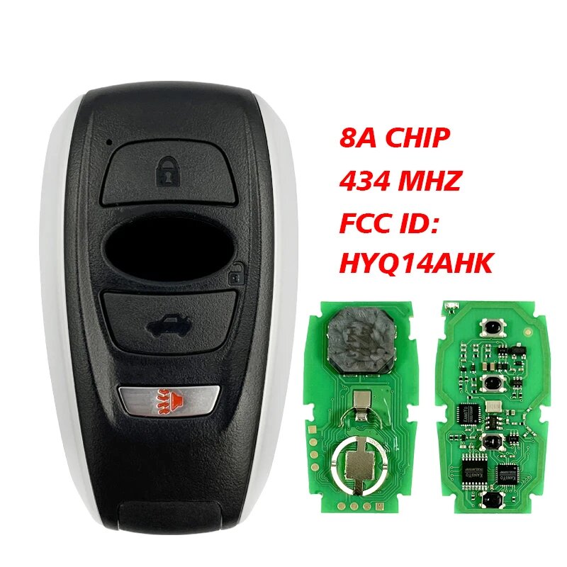 CN034006 Послепродажный 4-кнопочный смарт-ключ 8А чип 434 МГц PN 88835-FL03A HYQ14AHK для Subaru Forester Legacy Impreza 2017-2023